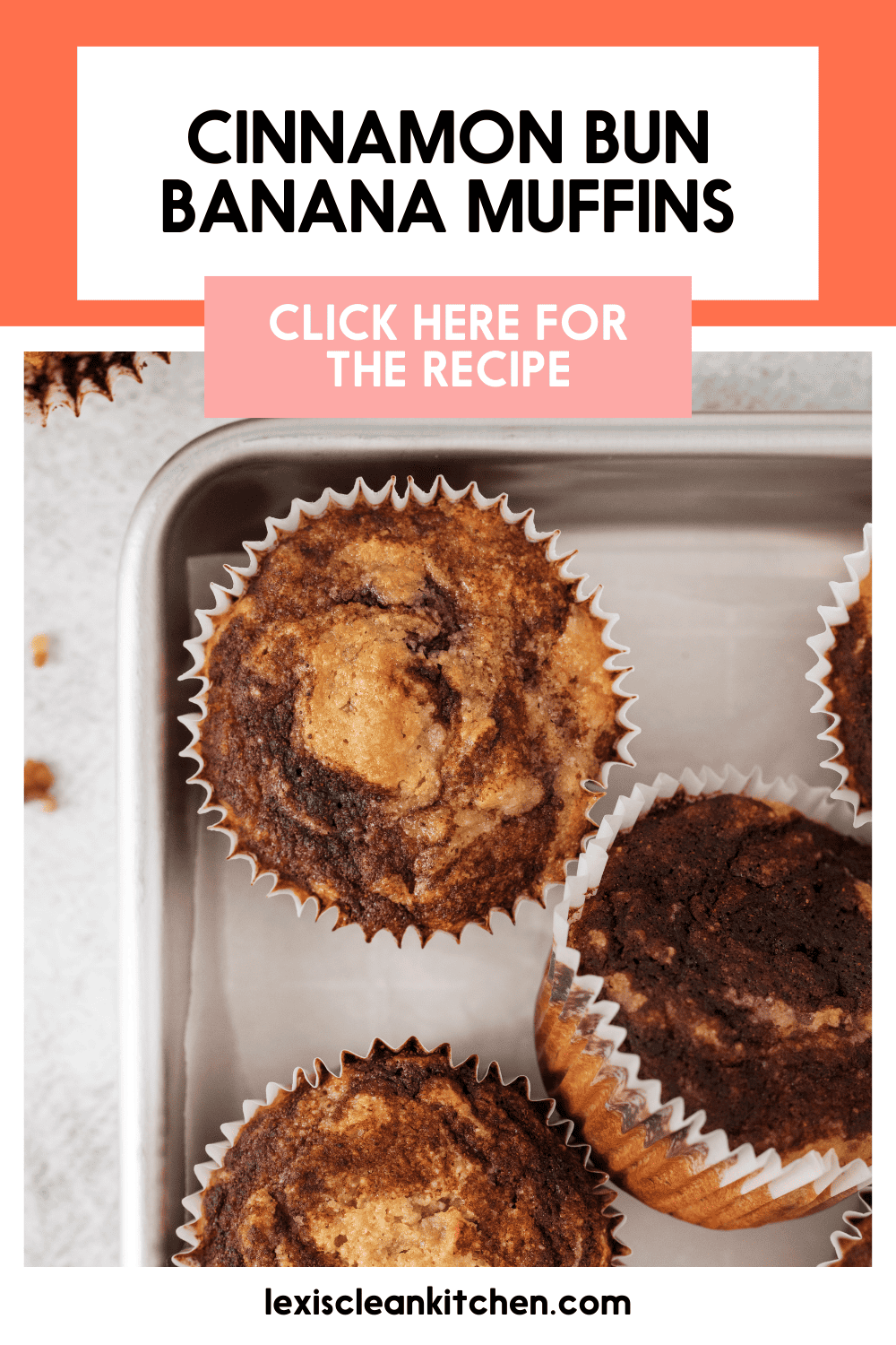 Paleo Cinnamon Bun Banana Muffins Recipe - Lexi's Clean Kitchen