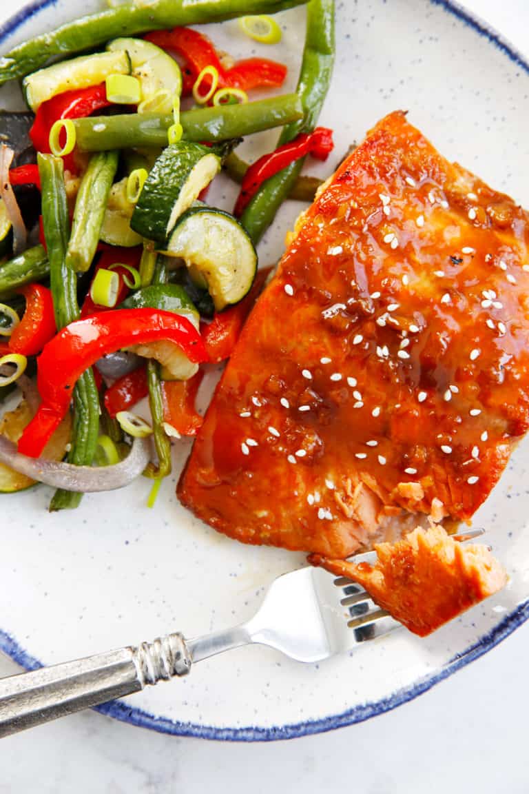 Asian Glazed Salmon - Lexi's Clean Kitchen