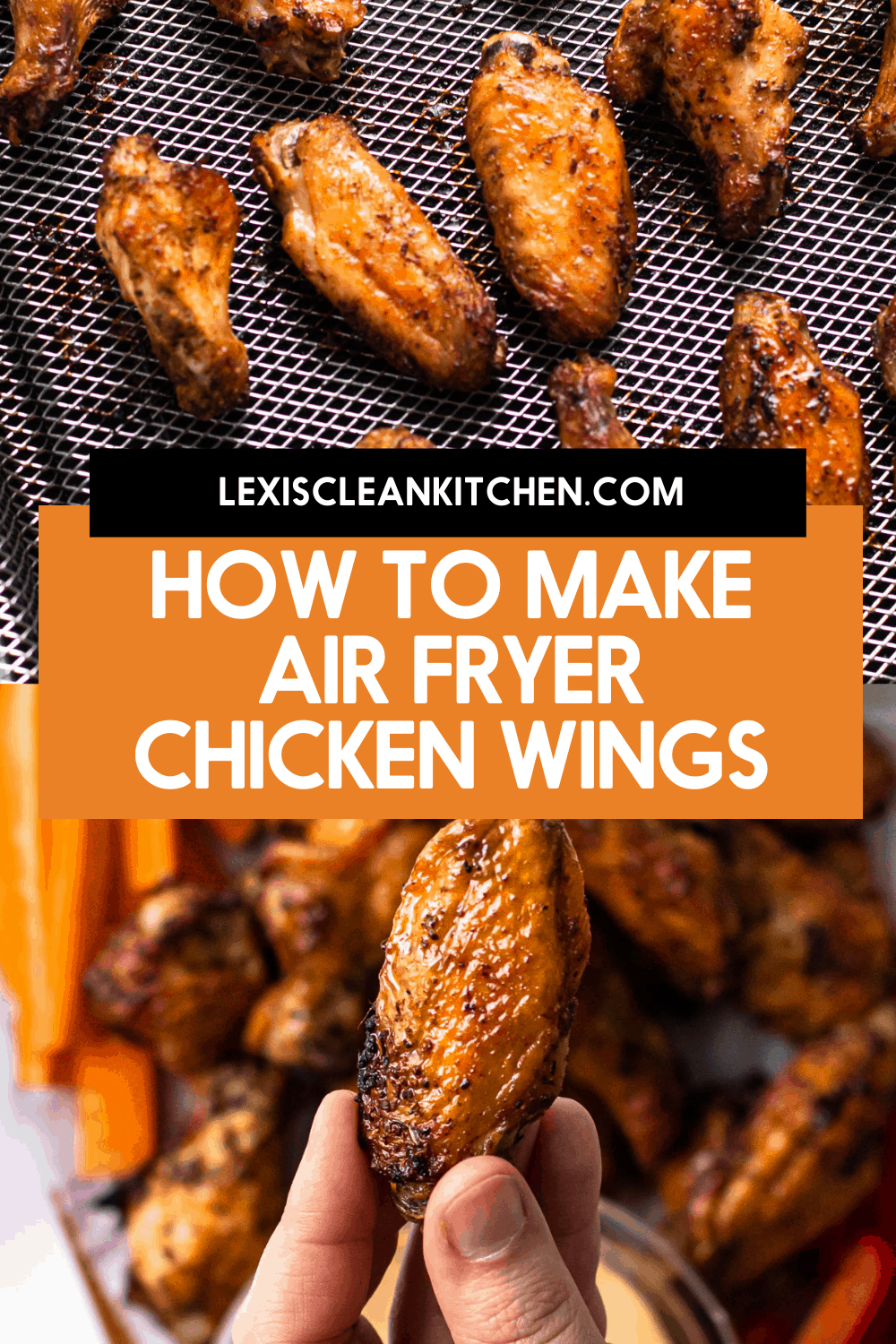 Air Fryer Chicken Wings - Lexi's Clean Kitchen