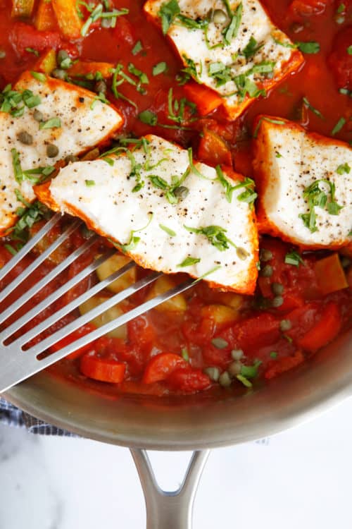 Spiced Moroccan Fish (Made in One Pan!) - Lexi's Clean Kitchen