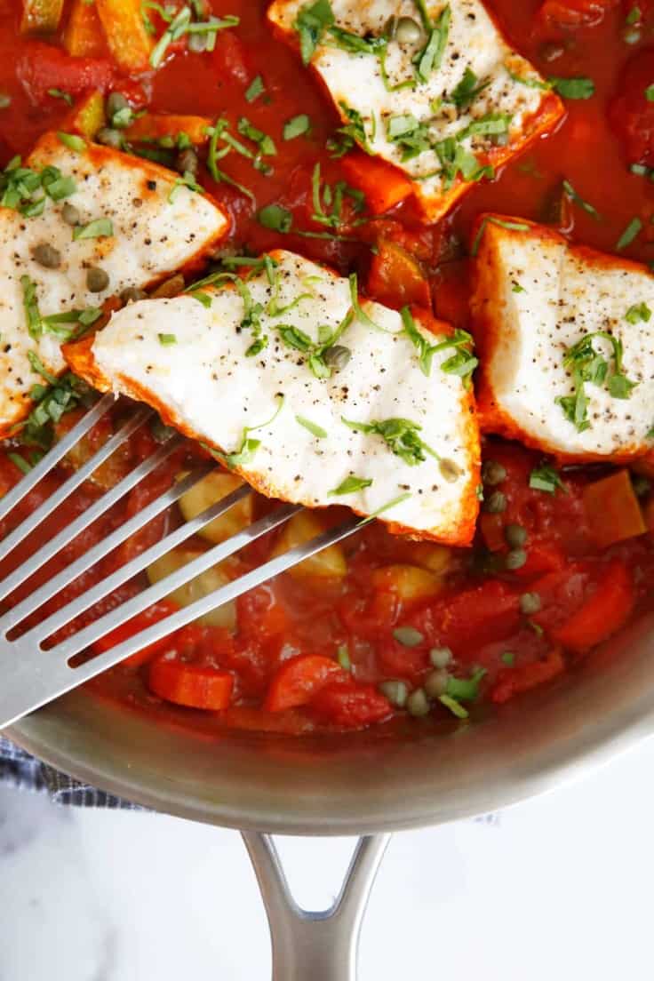 Spiced Moroccan Fish (Made in One Pan!) - Lexi's Clean Kitchen