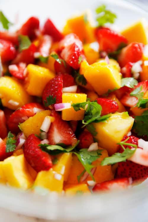 Strawberry and Mango Salsa Chicken - Lexi's Clean Kitchen