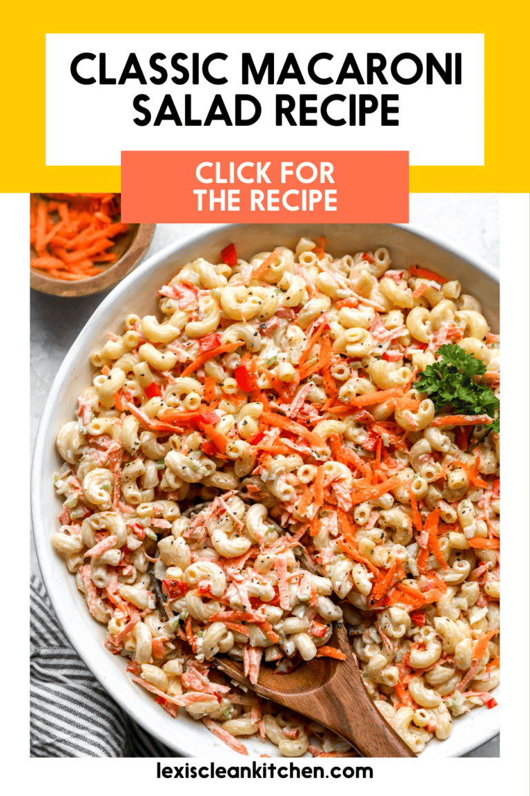 Classic Macaroni Salad Recipe - Lexi's Clean Kitchen