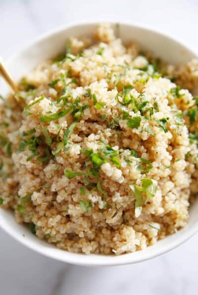 Herb and Garlic Quinoa - Lexi's Clean Kitchen