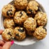 PB and J Oatmeal Energy Balls - Lexi's Clean Kitchen