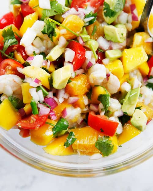 Easy Tropical Shrimp Ceviche Recipe - Lexi's Clean Kitchen