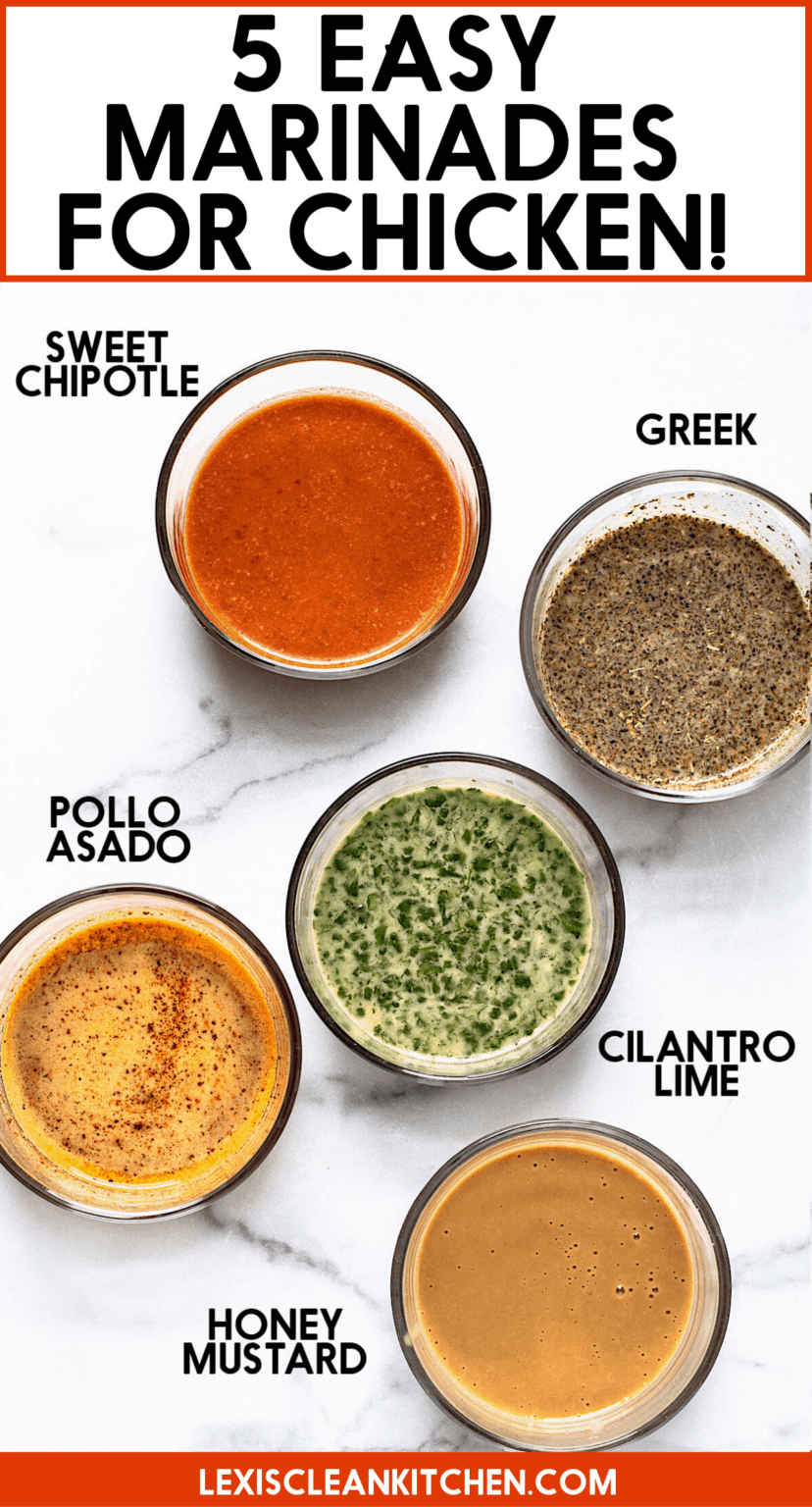 5 Easy Chicken Marinades (Freezer-Friendly + Flavor Packed) - Lexi's ...