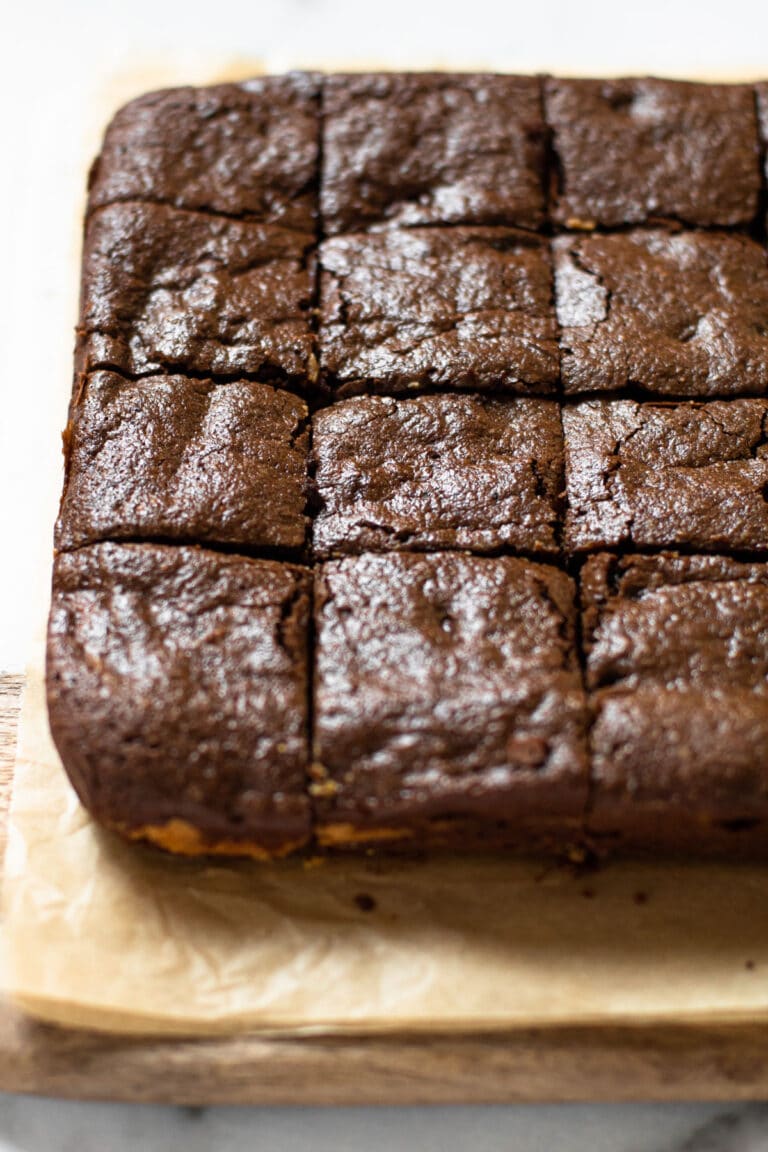 Gluten-Free Peanut Butter Stuffed Brownies - Lexi's Clean Kitchen