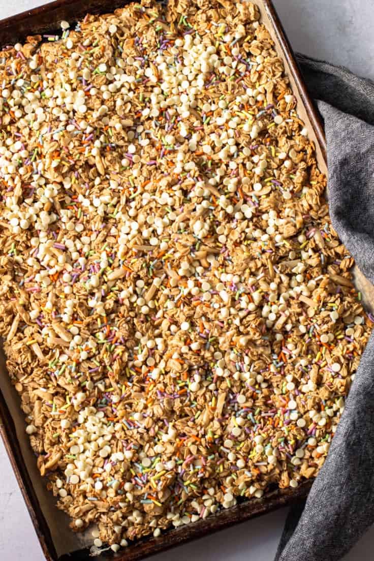 Birthday Cake Granola - Lexi's Clean Kitchen