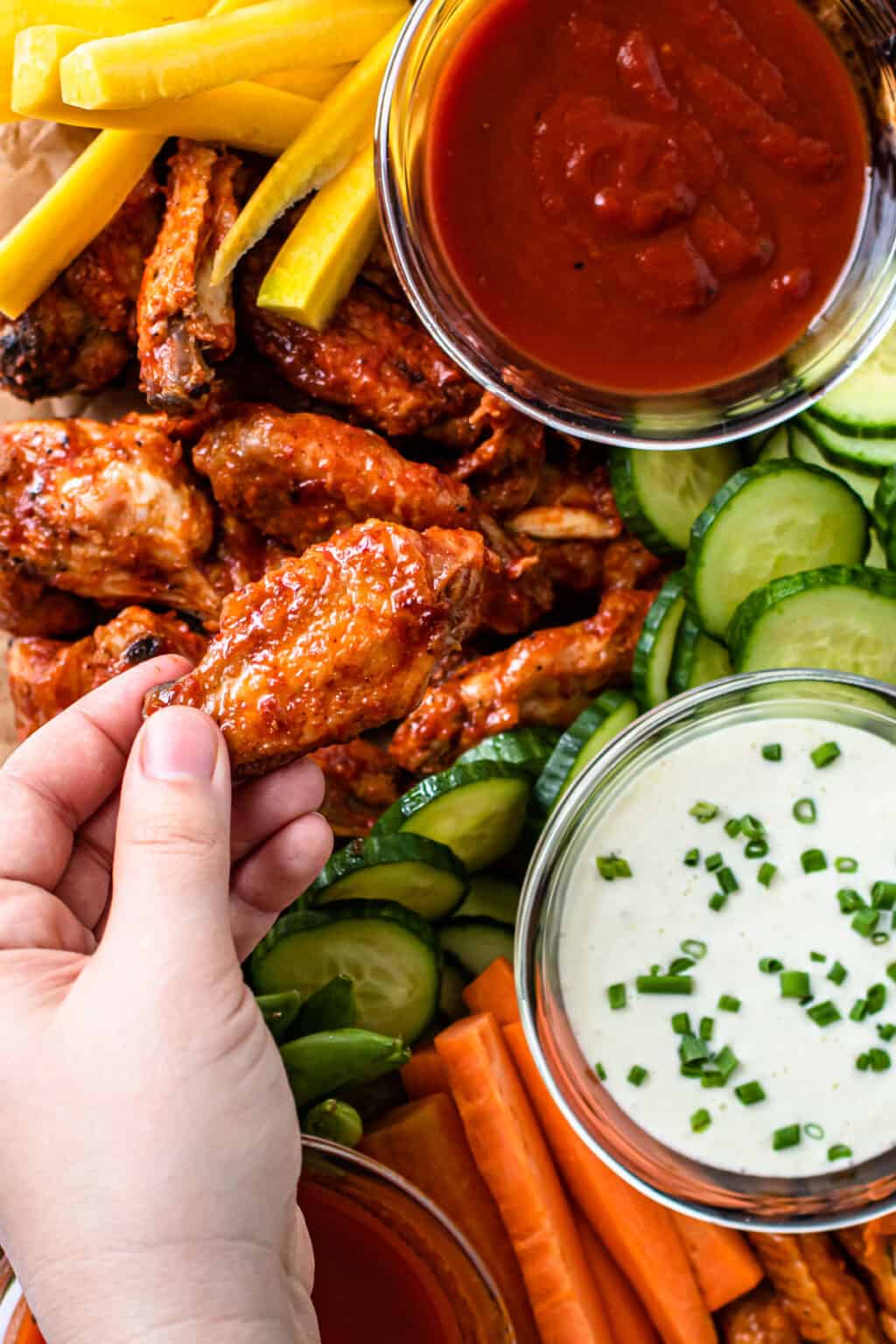 How to Make a Chicken Wing Charcuterie Board - Lexi's Clean Kitchen