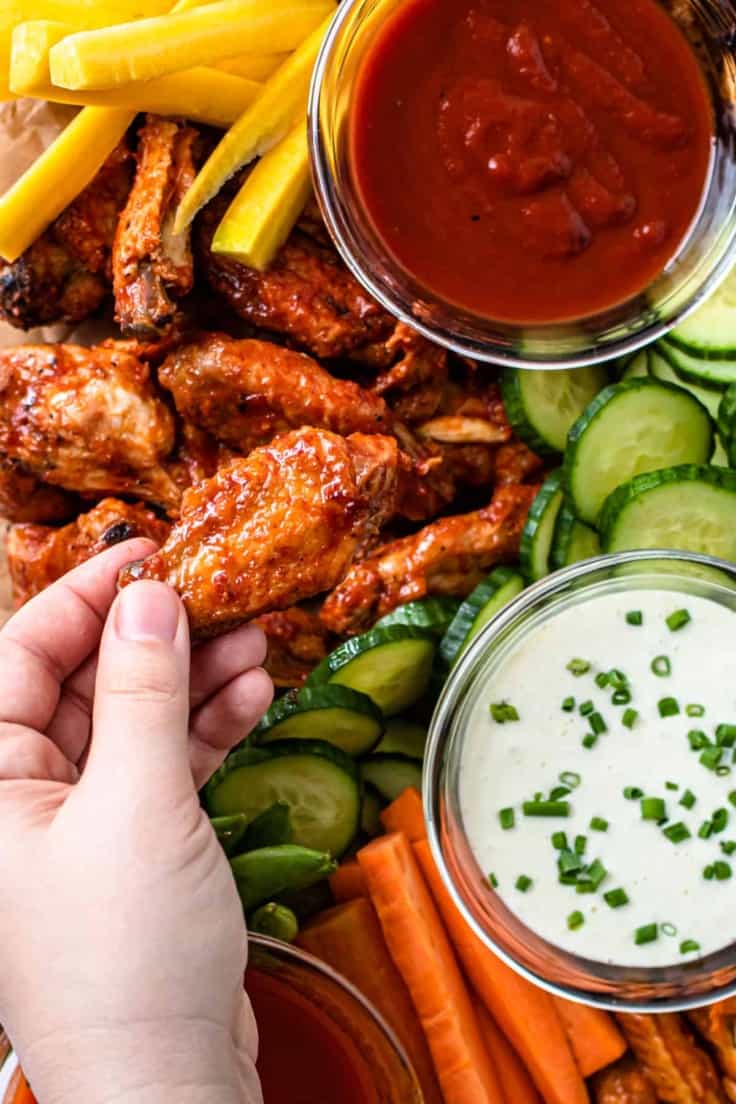 How to Make a Chicken Wing Charcuterie Board - Lexi's Clean Kitchen