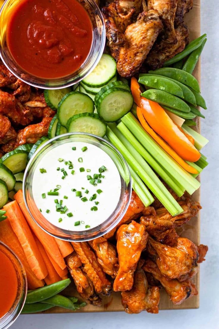 How to Make a Chicken Wing Charcuterie Board - Lexi's Clean Kitchen