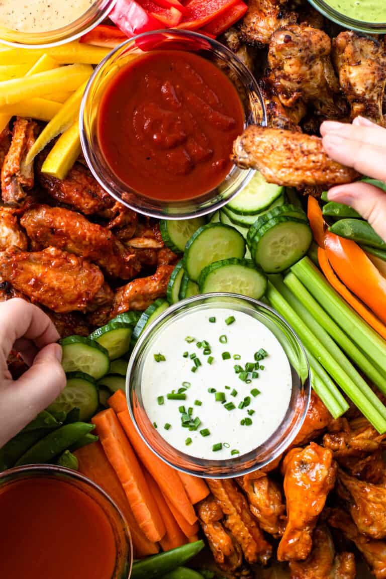 How to Make a Chicken Wing Charcuterie Board - Lexi's Clean Kitchen
