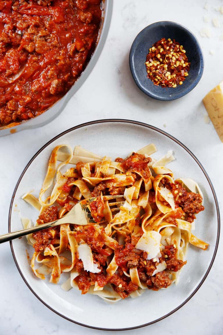 In-A-Hurry Meat Sauce (in under 20 minutes)! - Lexi's Clean Kitchen