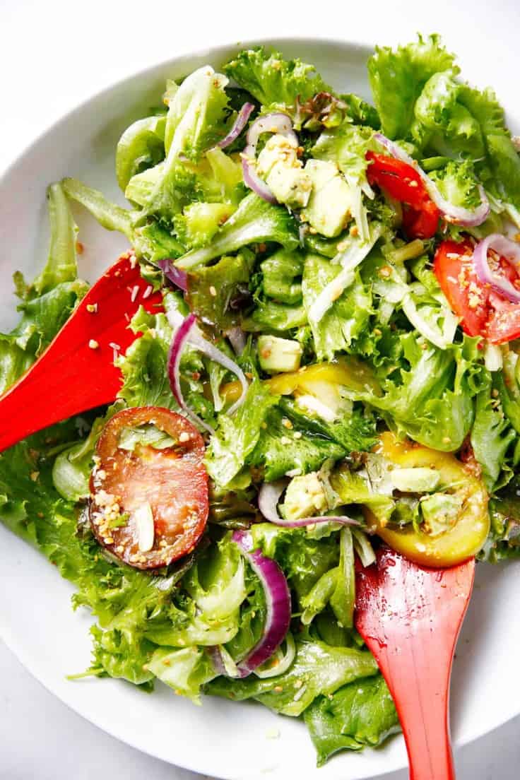 The Best Spring Mix Salad Ever - Lexi's Clean Kitchen