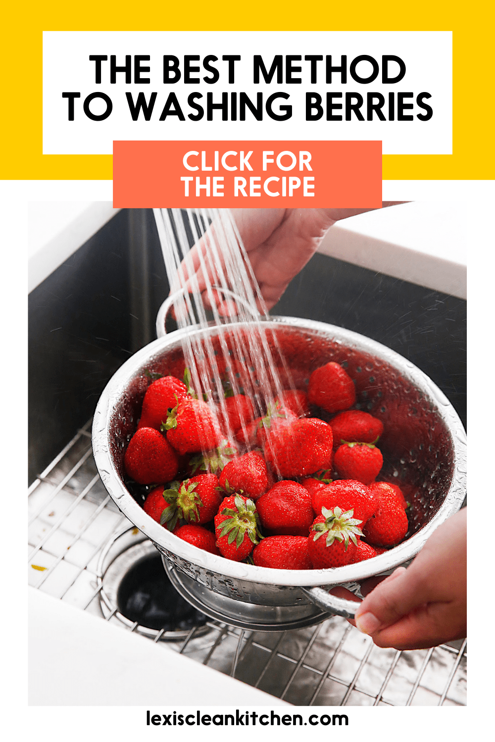 How to Clean Strawberries (So They Last Longer)! - Lexi's Clean Kitchen