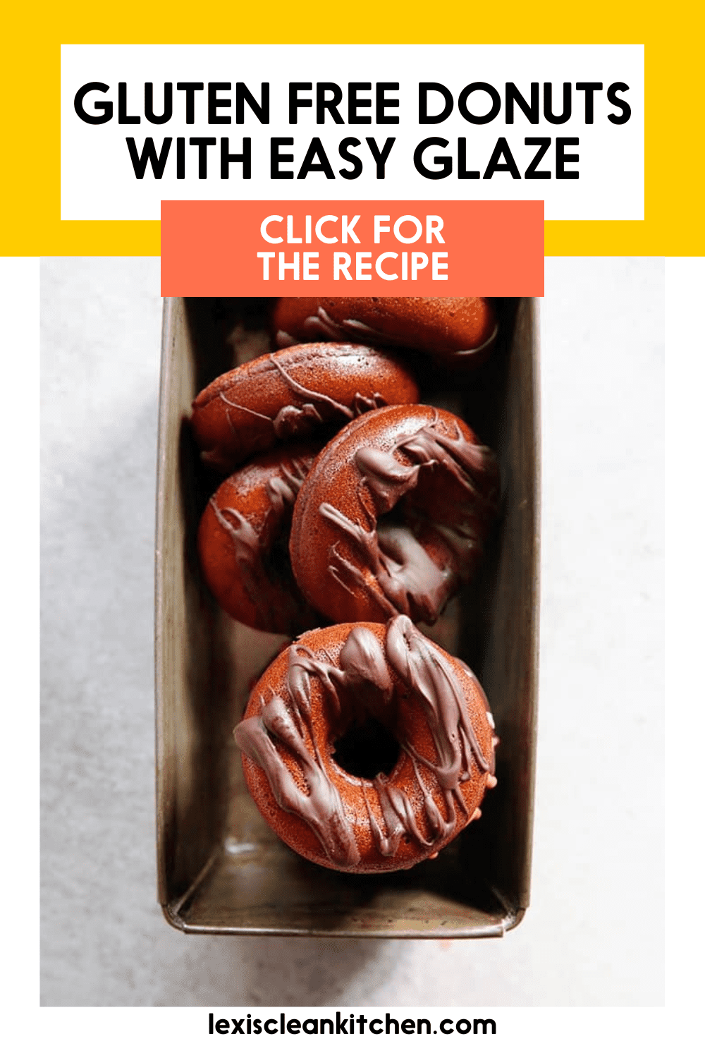 Chocolate Gluten Free Donuts - Lexi's Clean Kitchen