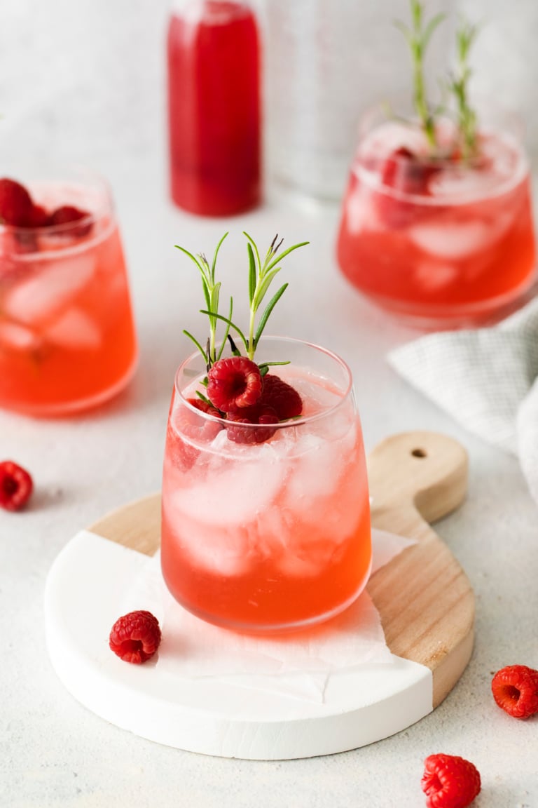 Raspberry Gin Cocktail - Lexi's Clean Kitchen
