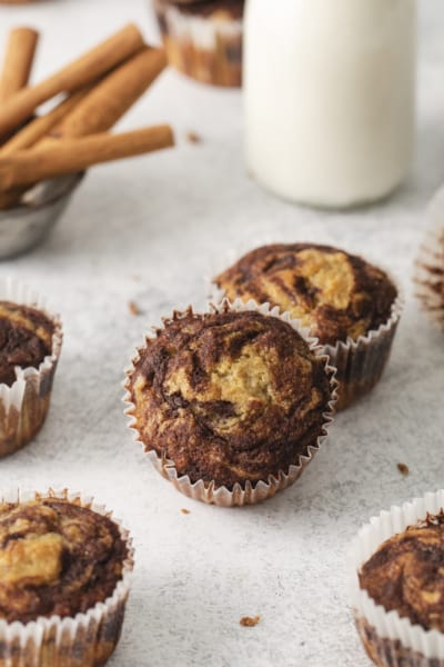 Paleo Cinnamon Bun Banana Muffins Recipe - Lexi's Clean Kitchen
