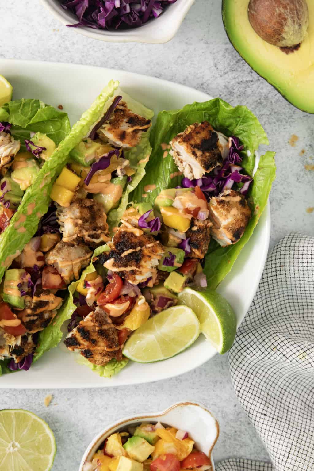 Fish Tacos with Tropical Salsa - Lexi's Clean Kitchen