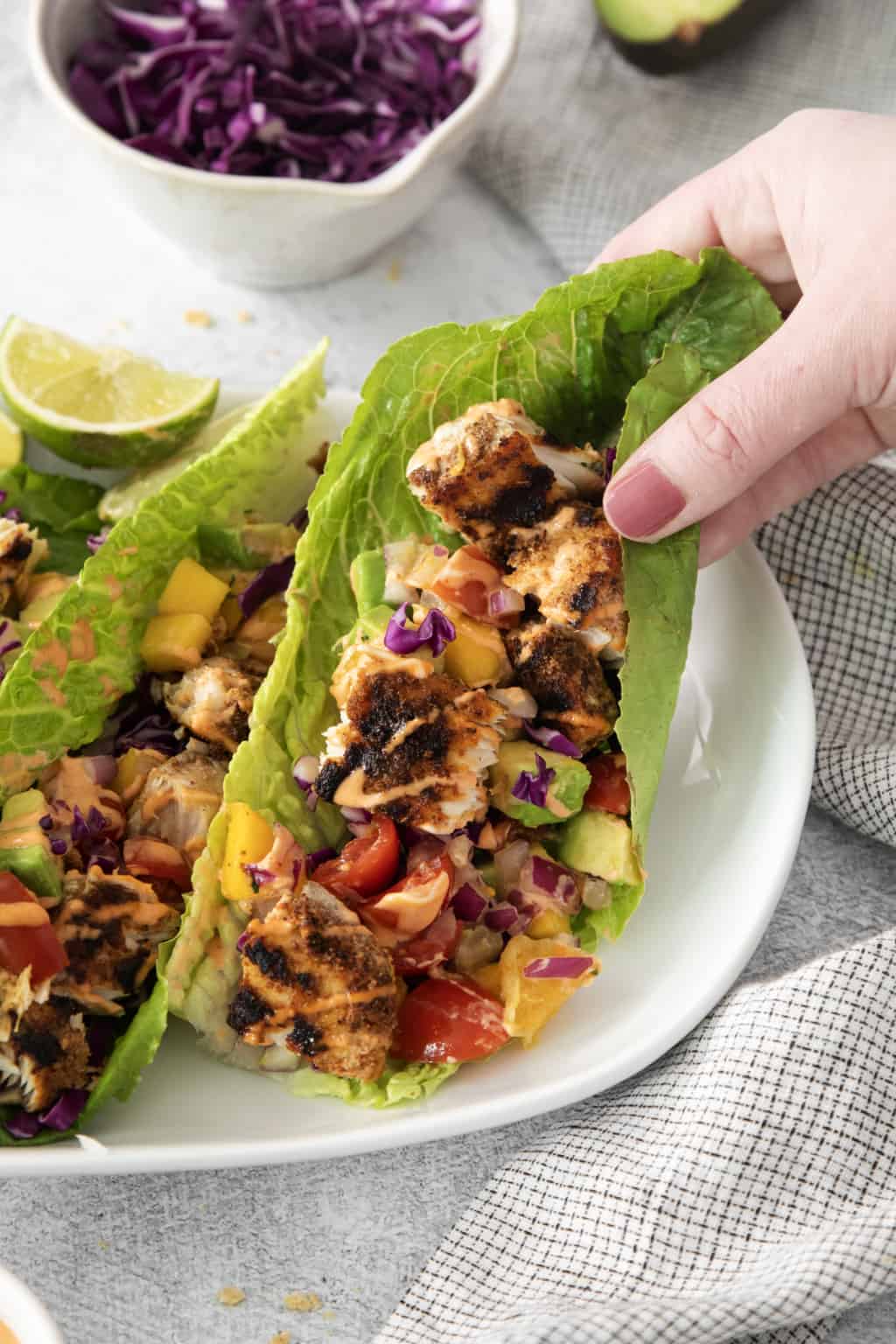 Fish Tacos with Tropical Salsa - Lexi's Clean Kitchen