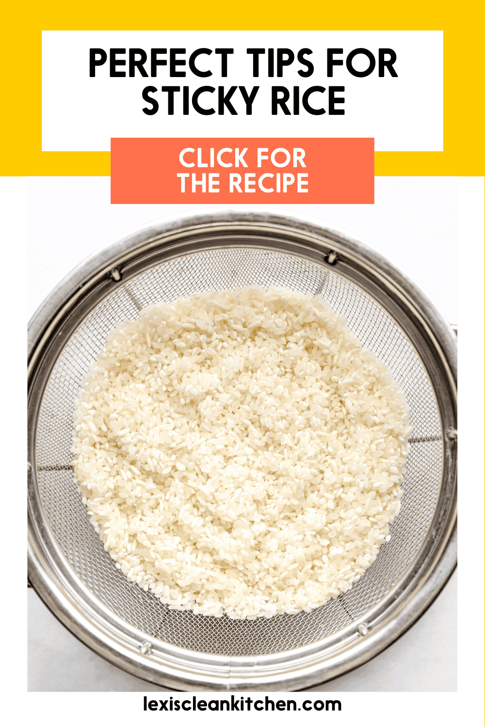 How to Make Sticky Rice - Lexi's Clean Kitchen