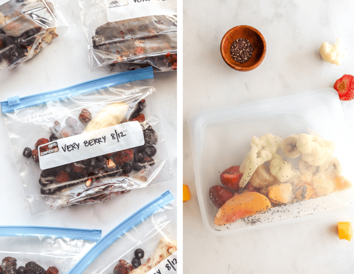 Frozen Smoothie Packs (5 Recipes, 30 Smoothie Bags) - Lexi's Clean Kitchen