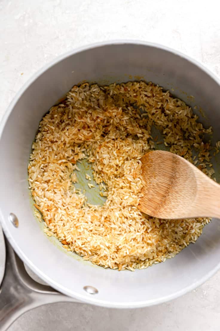 One-Pot Turmeric Rice with Broth - Lexi's Clean Kitchen