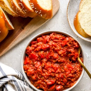 Matbucha Recipe (Moroccan Tomato Dip) - Lexi's Clean Kitchen