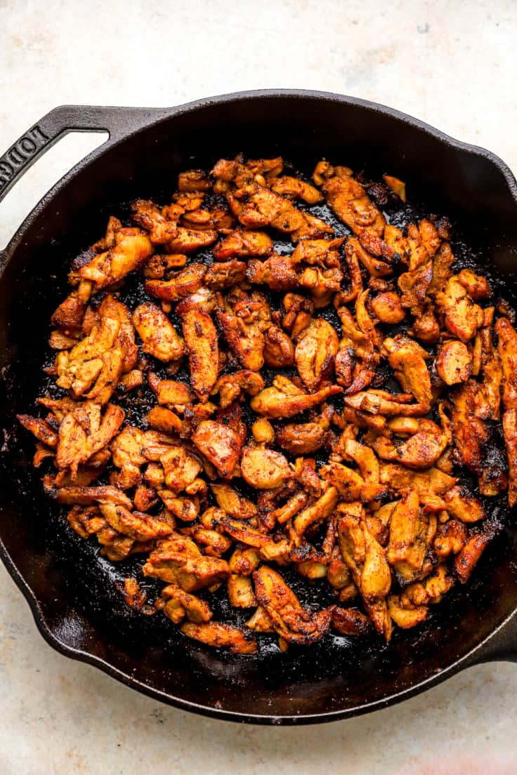 Easy Chicken Shawarma Recipe (Skillet!) - Lexi's Clean Kitchen